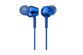 MDR-EX255AP - 入耳式立體聲耳機(藍) - Sony 台灣官方購物網站 - Sony Store, Online (Taiwan)
